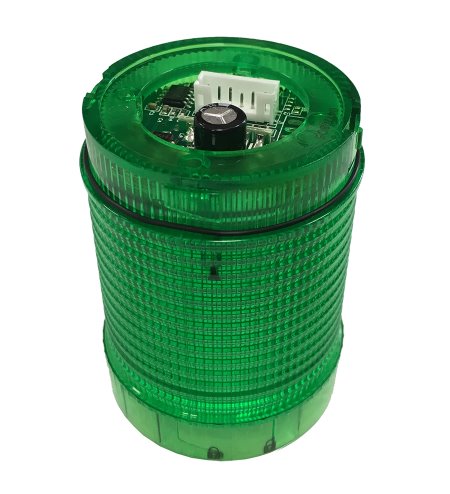 50mm Green light module, adjustable flashing/continuous, 12~24V, IP65 ...